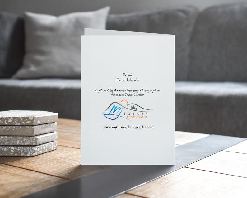 Faroe Islands Greeting Card • Fossá - Etsy