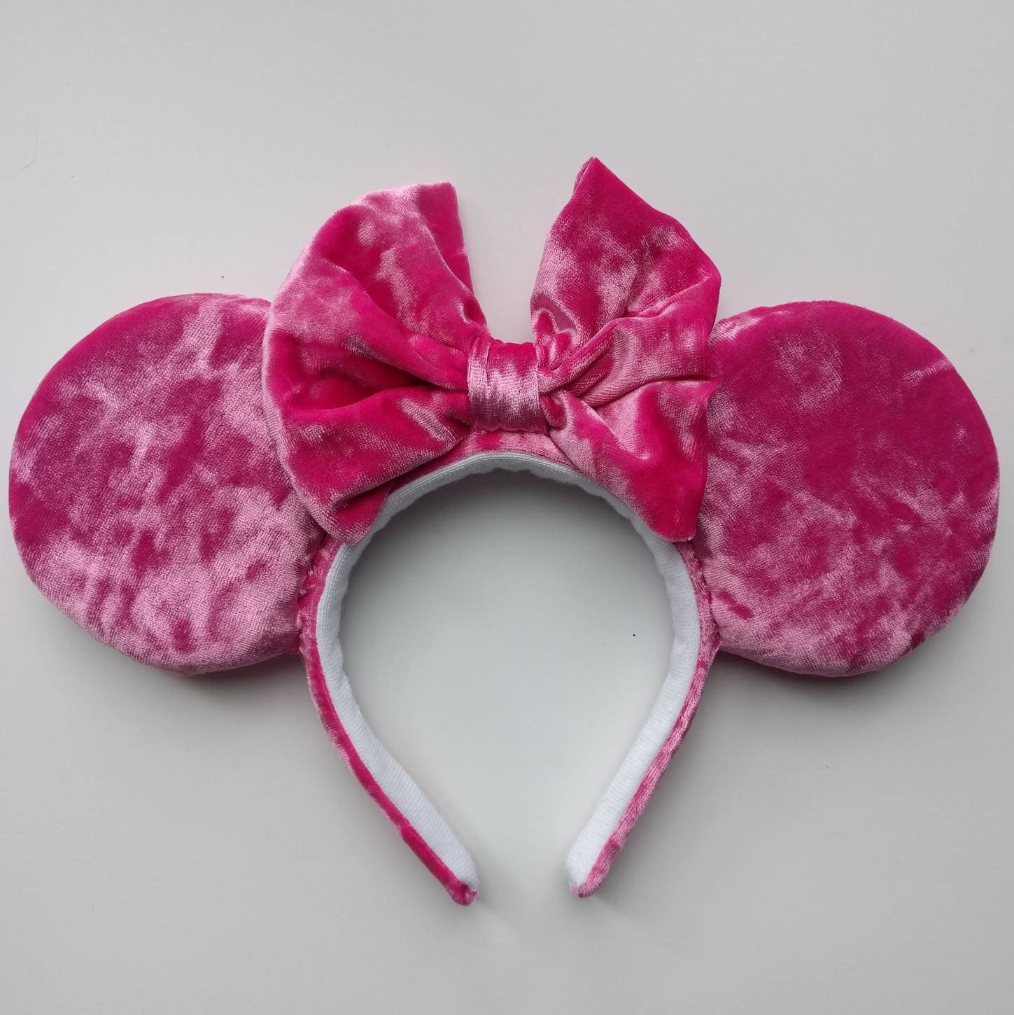 Bubblegum Pink Velvet Ears - Etsy