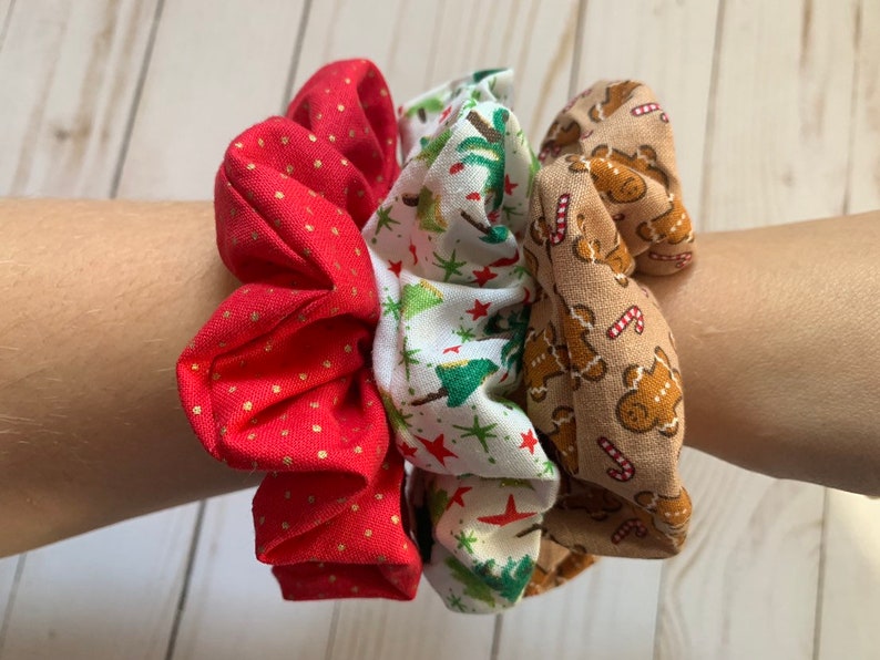 Cute Christmas Scrunchies | Etsy