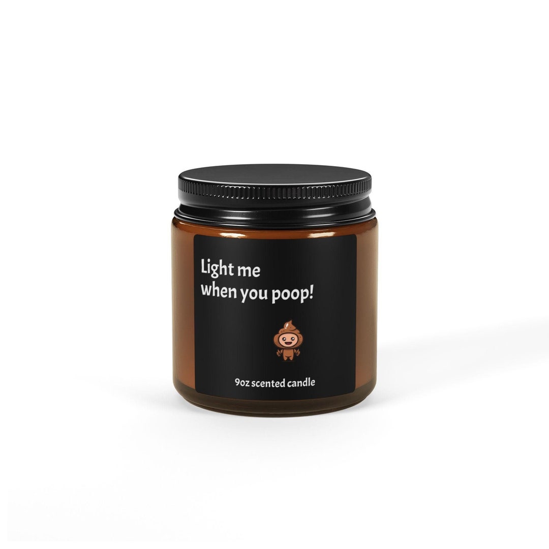 Poop Candle scented Candle Funny Bathroom Candle Perfect Gag Gift soy ...