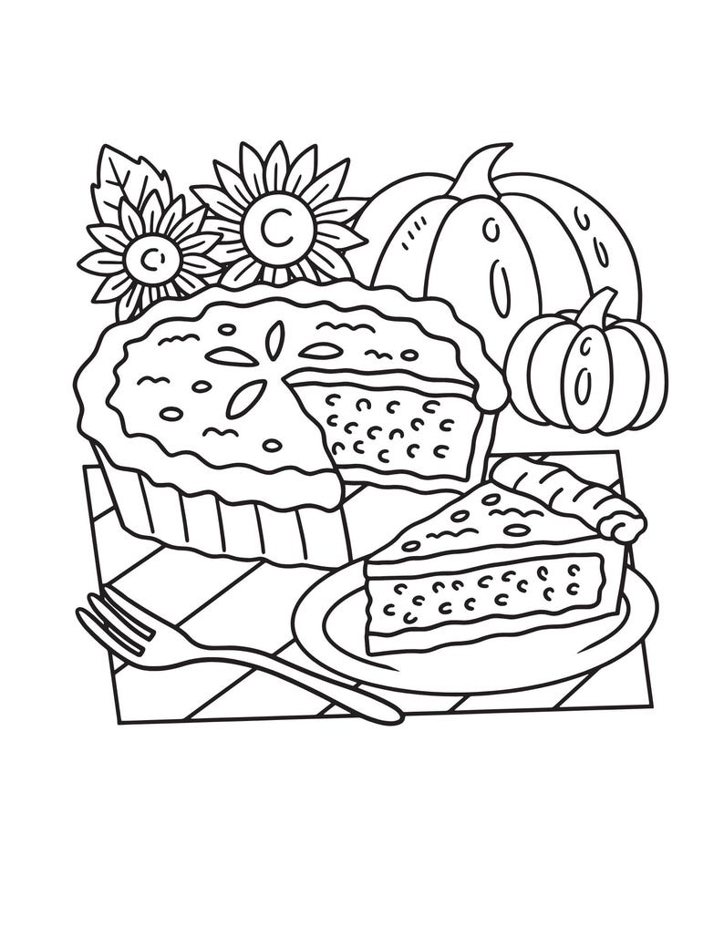 Thanksgiving Coloring Pages | 25 Cozy Fall Printable Pages ...