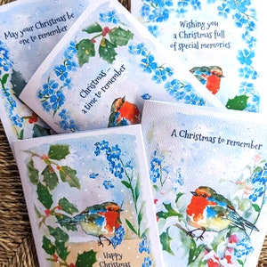 Alzheimer's Christmas Cards - Pack of 5 Cards. Charity Dementia Cards ...