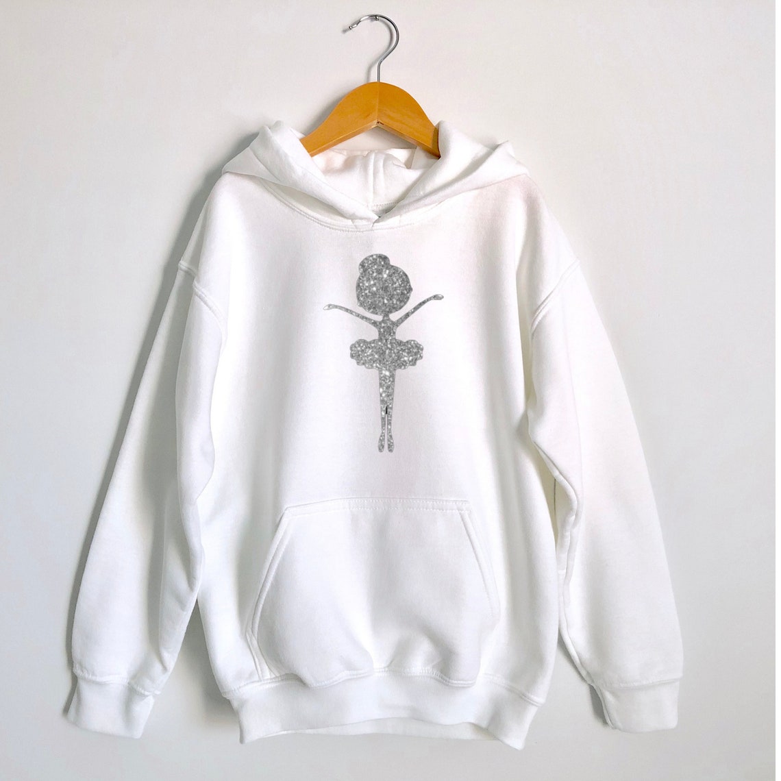 Ballerina Hoodie, Childs Ballet Dancer Sweatshirt - Etsy