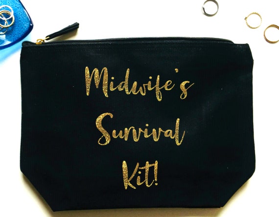 Midwife Survival Kit Canvas Make Up Bag | Etsy