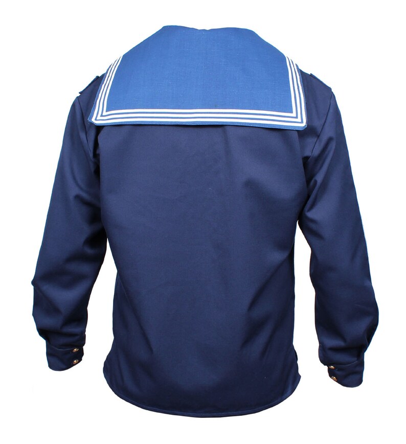 USSR Russian Navy Blue Soviet sailor shirt seaman jacket with | Etsy