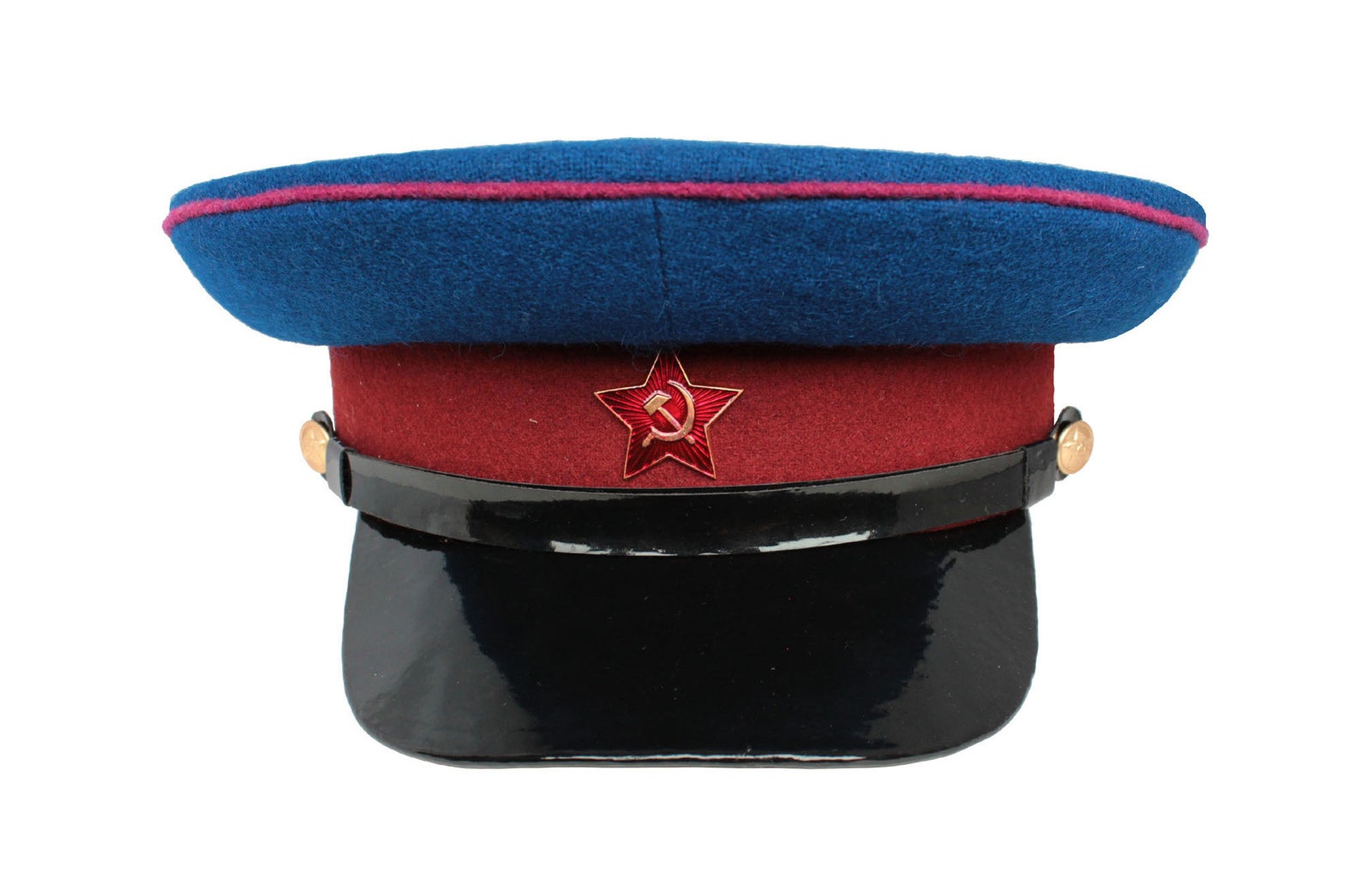 Soviet visor hat commanding staff officer of the NKVD the | Etsy