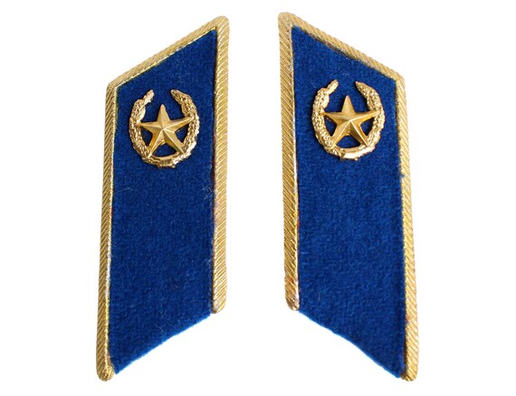 USSR Russian Soviet KGB Officer insignia metal Collar Tabs | Etsy