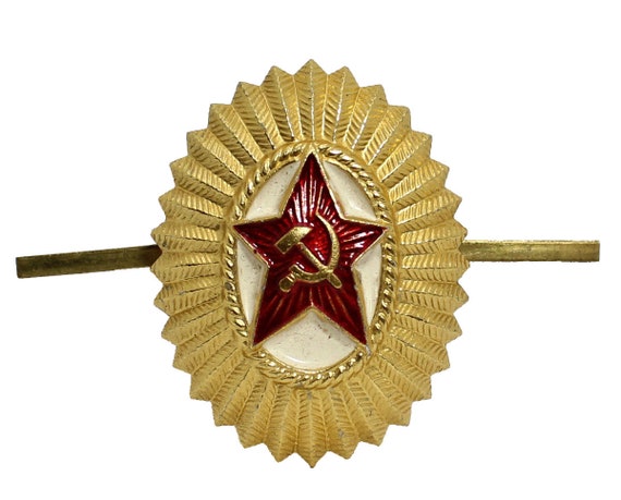 Soviet Army Hat Badge Officers Insignia Hat Pin | Etsy