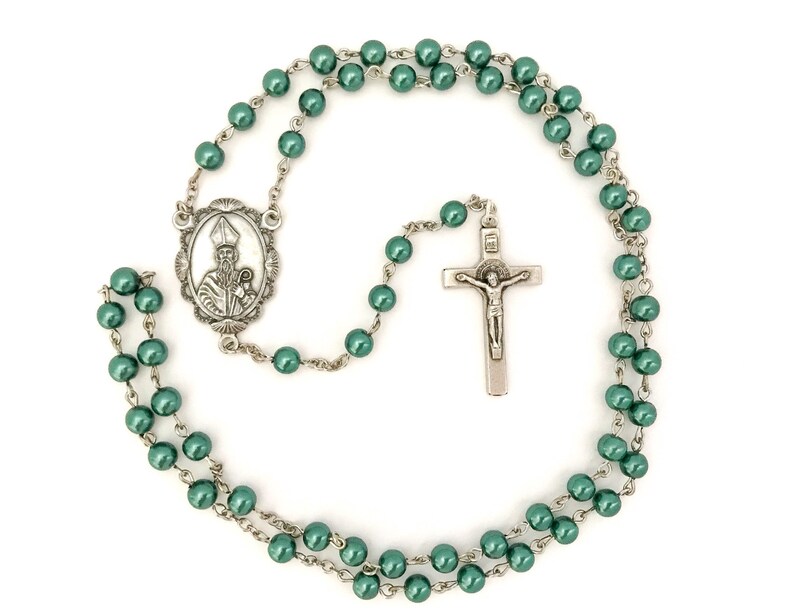 St Patrick Catholic Rosary | Etsy