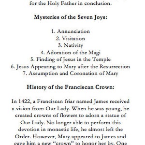 Franciscan Crown Chaplet (seven Decade Rosary) - Etsy