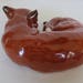 Vintage Beswick Fox Curled Model 1017 - Etsy
