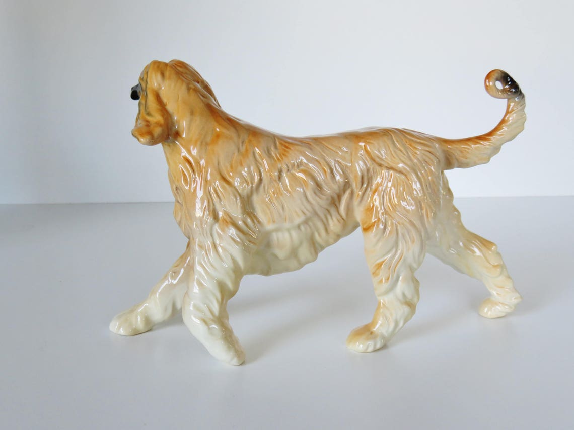 Hard to Find/ Vintage Beswick England Running Afghan Hound Dog Figurine ...