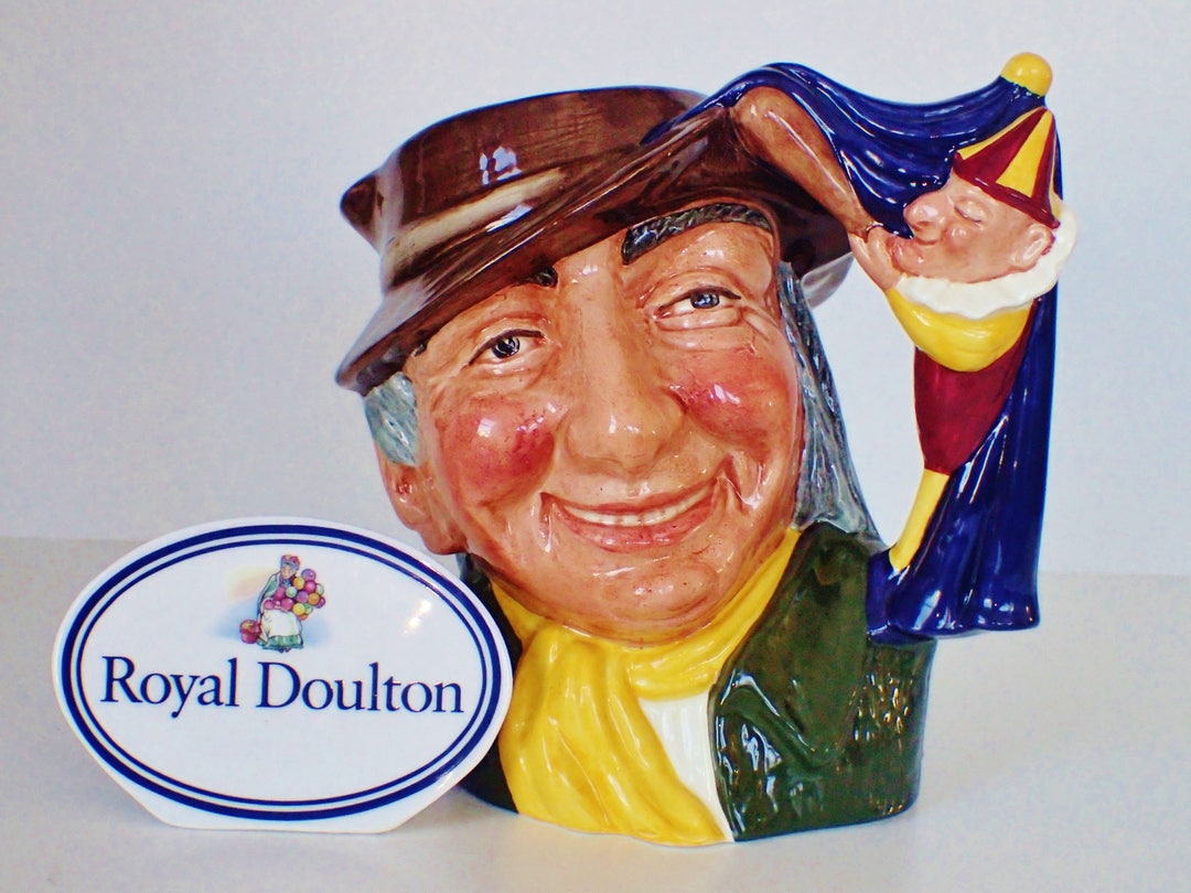 Royal Doulton Large Punch and Judy Toby Jug D6590 - Etsy