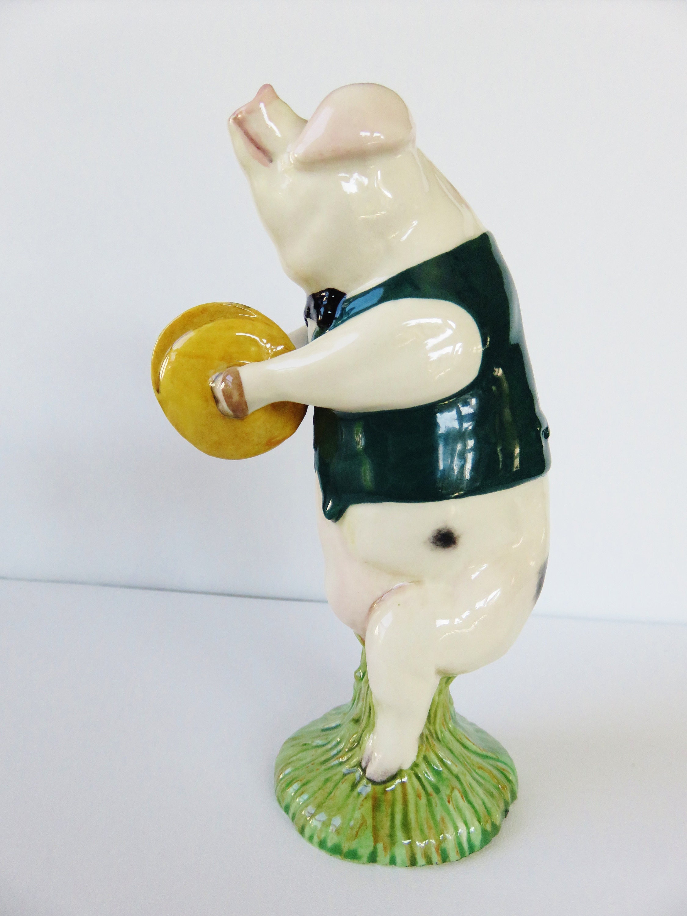 Beswick Pig Promenade andrew the Cymbals Player - Etsy