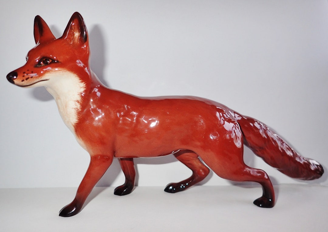 Hard to Find/ Vintage Beswick England Stalking Fox Figurine - Etsy