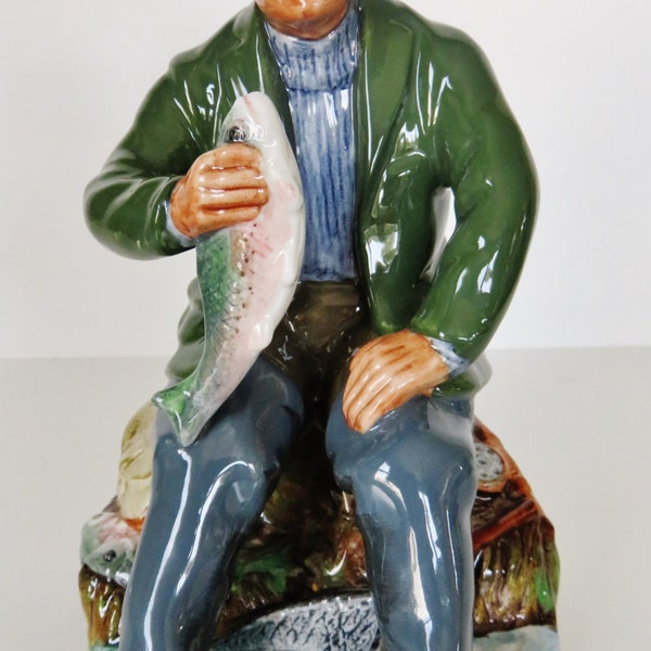 Royal Doulton Fishing Figurine - Etsy