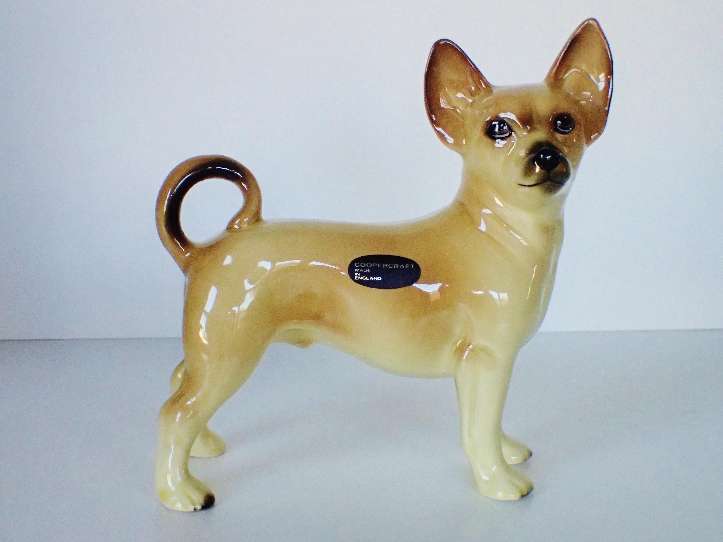 Vintage Coopercraft England Chihuahua Dog Figurine - Etsy