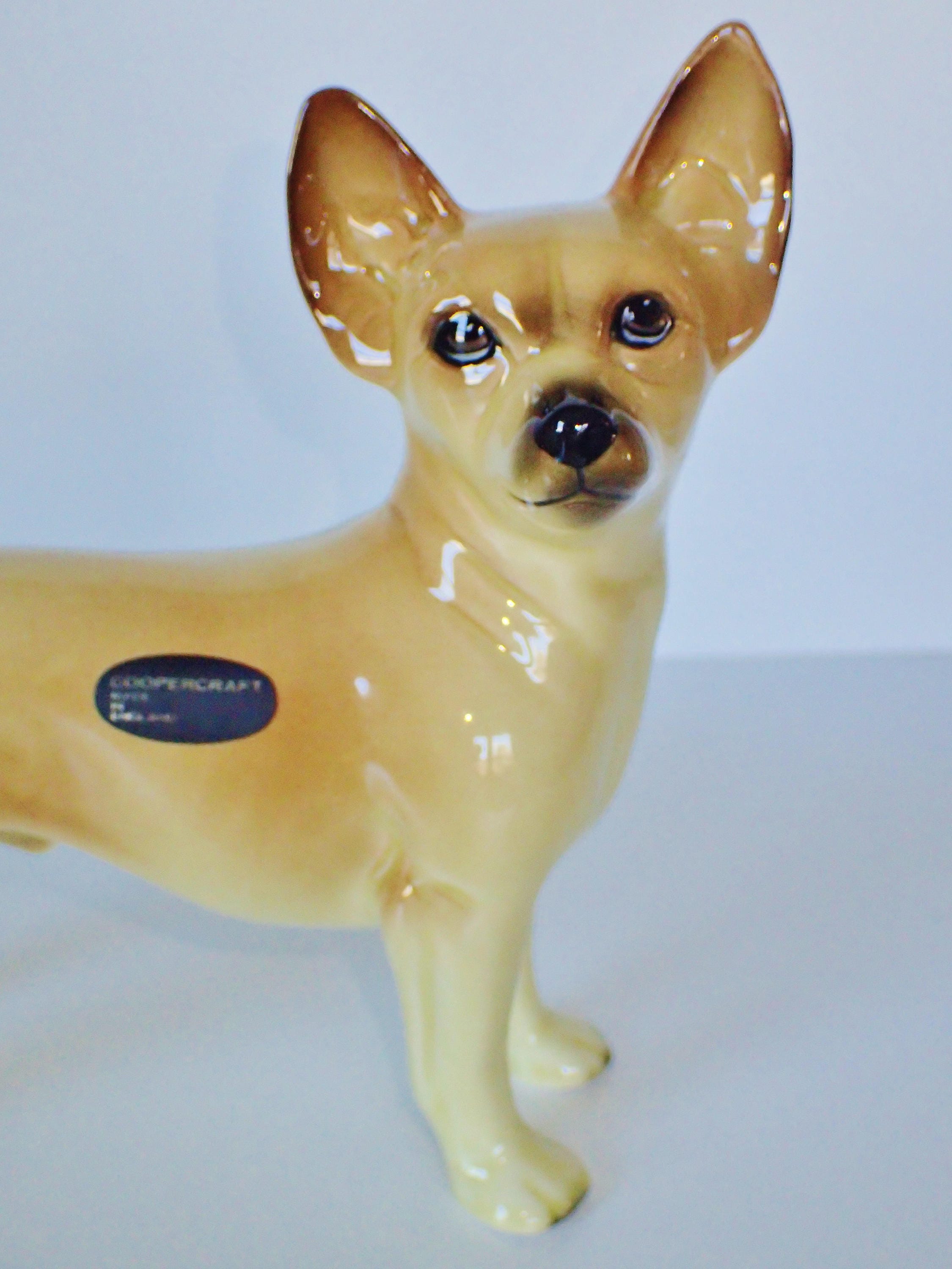 Vintage Coopercraft England Chihuahua Dog Figurine - Etsy