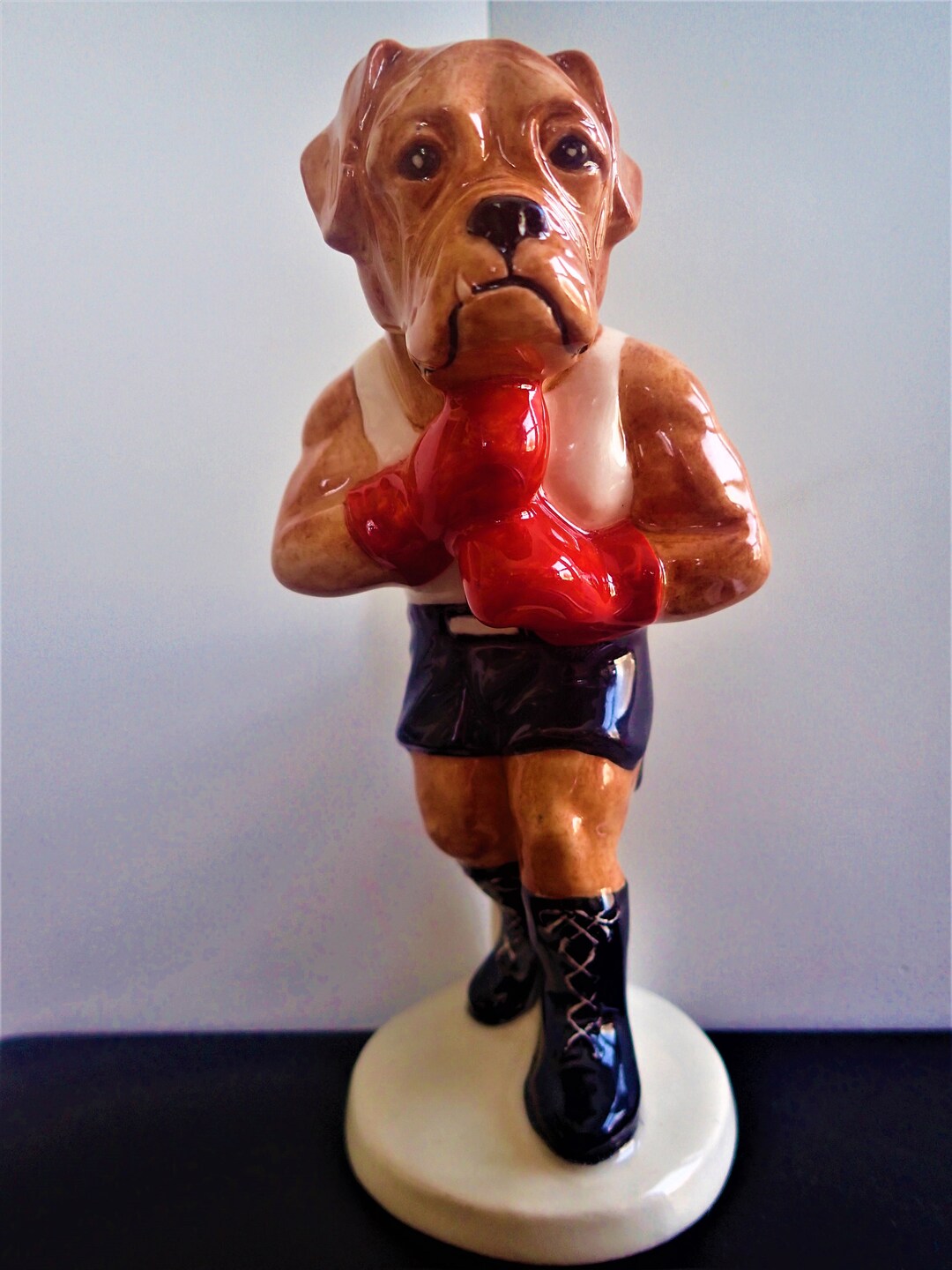 Limited Edition Beswick " It's A Knockout" Boxer Figurine #634/1,500 - Etsy