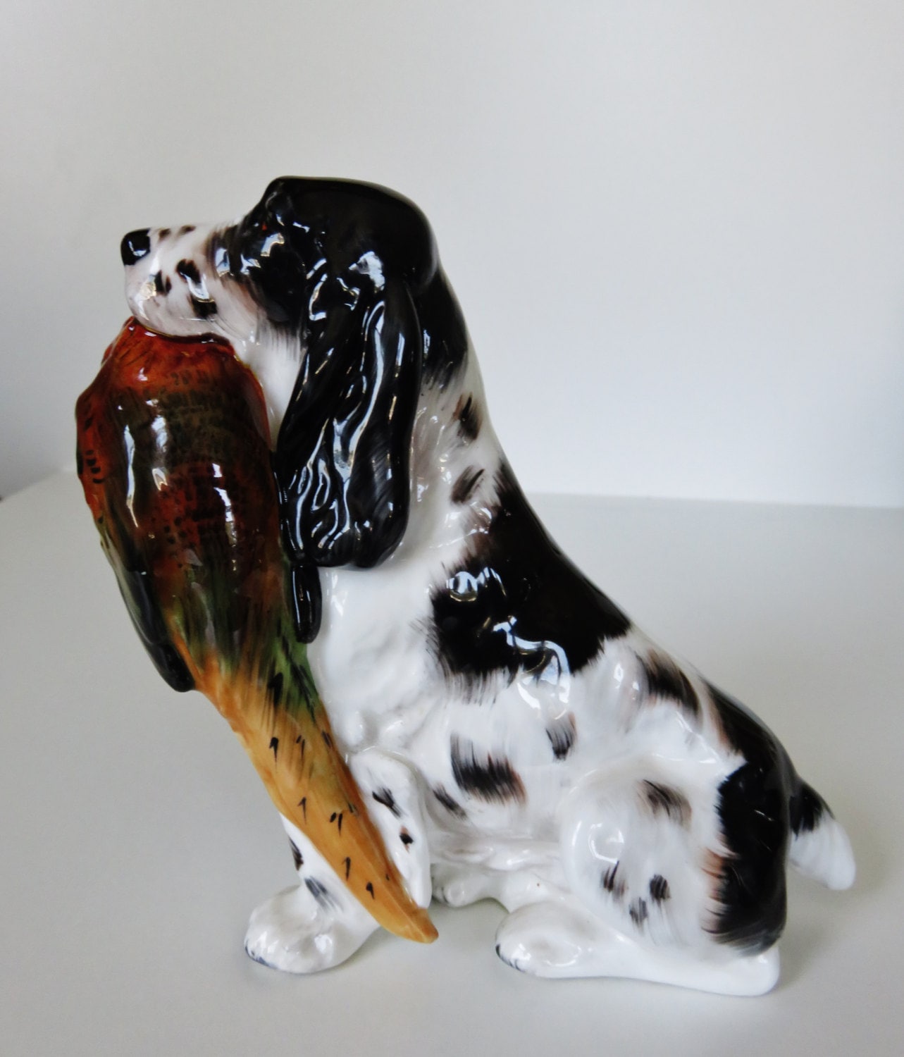 Rare/royal Doulton Springer Spaniel Hunting Dog Figurine HN - Etsy