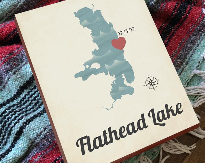 Flathead Lake Flathead Lake Art Flathead Lake Print Flathead Catfish - Etsy