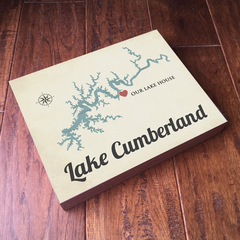 Lake Cumberland Lake Cumberland Map Lake Cumberland Sign | Etsy