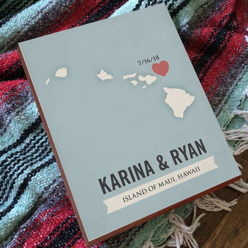 Bridal Shower Gift Destination Wedding Gifts for Couple Beach - Etsy