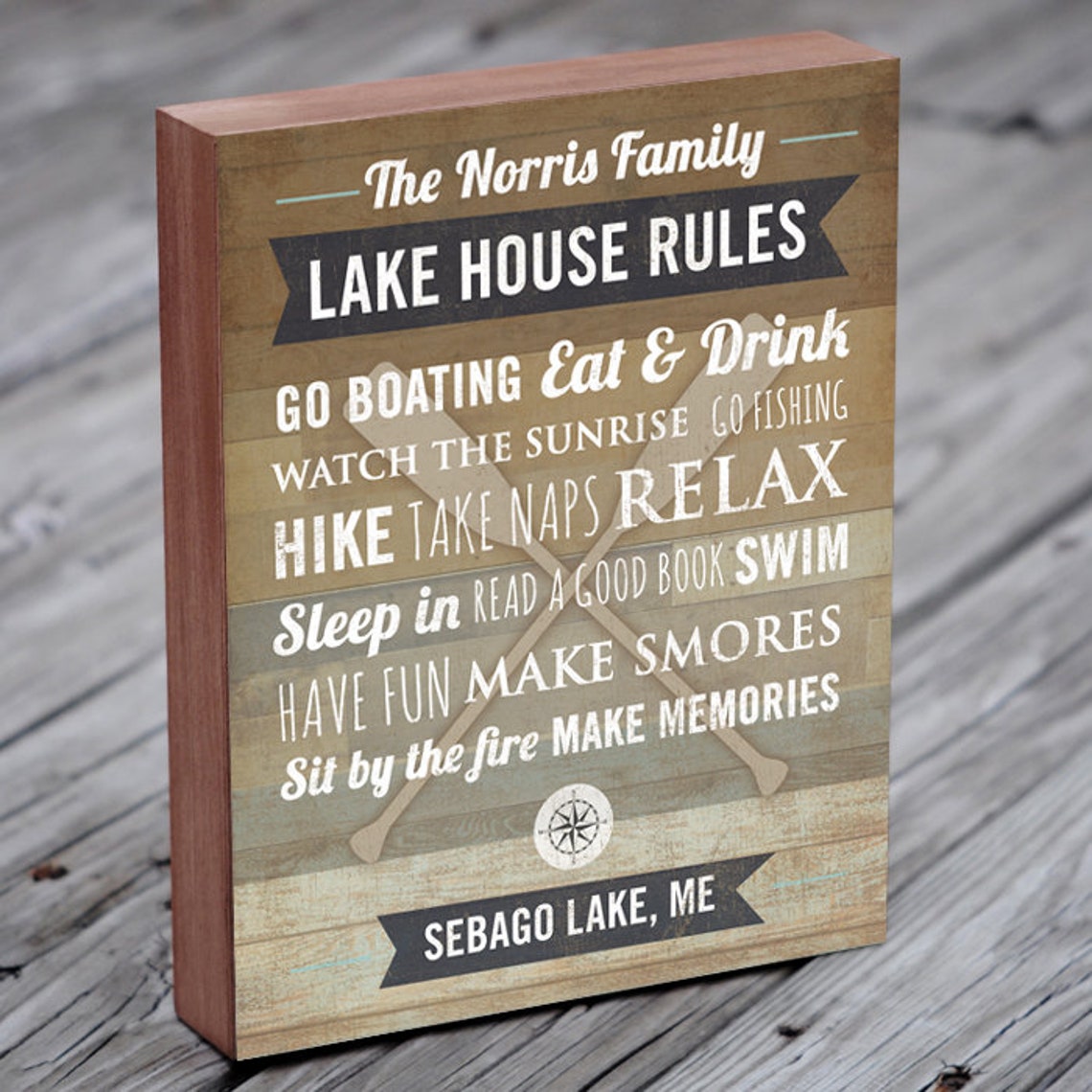 Lake Rules Sign Lake Rules Cabin Rules Sign Lake House - Etsy