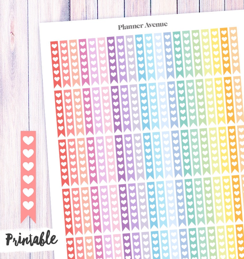 Stickers OUTLINE Printable Planner Stickers Foil Ready Functional Erin ...