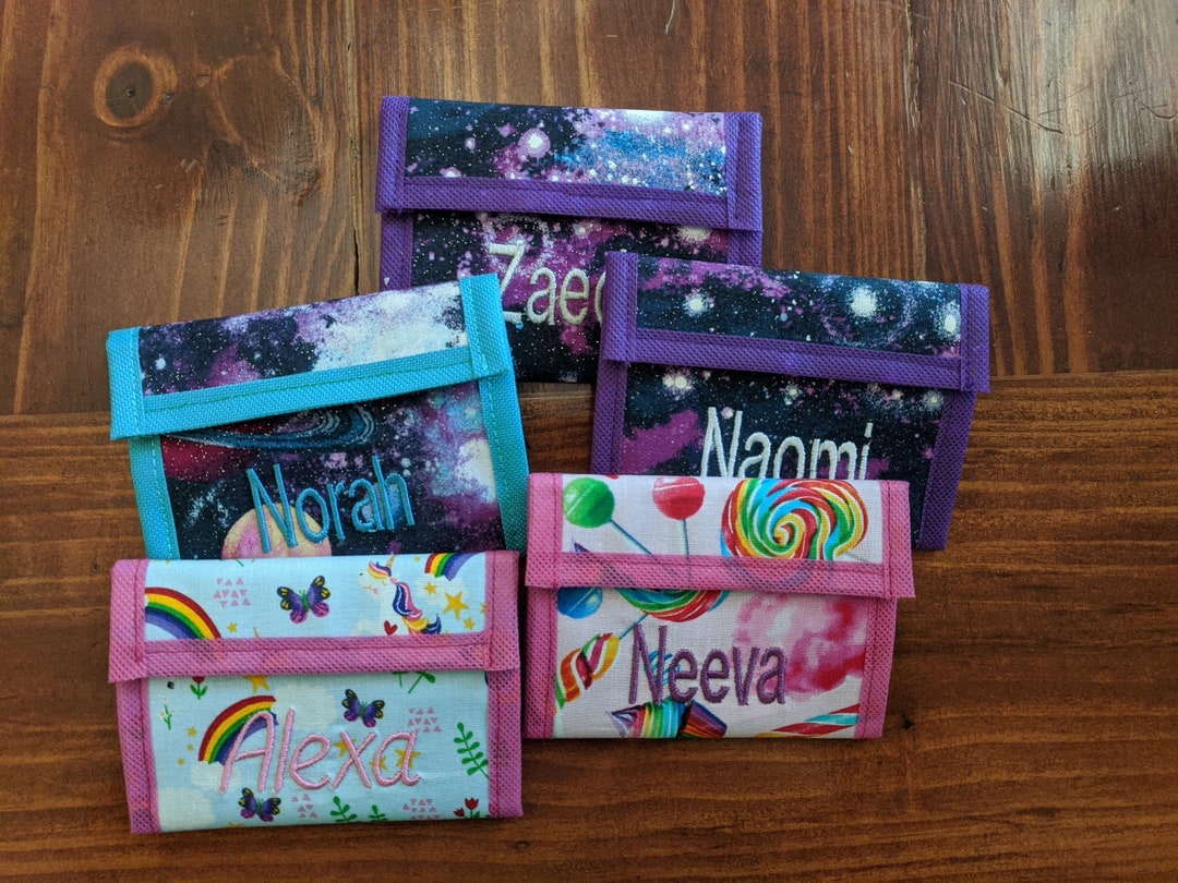 Girls Wallets *** Also See Listing for Wallet W/clear Coin Pocket*** - Etsy