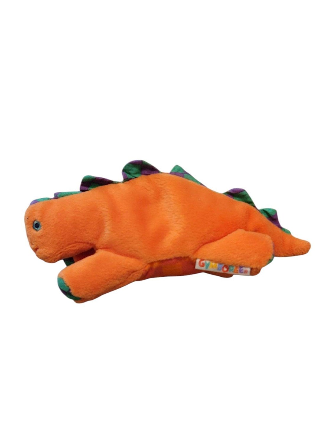 Gymboree Vintage Plush Dinosaur Stuffed Animal 7.5" Embroidered Eyes ...