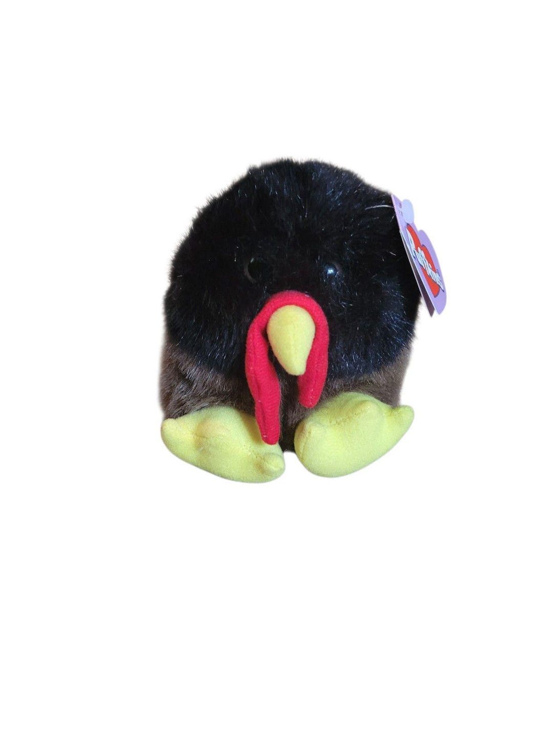 NWT Vintage 4.6" Swibco Puffkins Strut the Turkey Plush 1998 Stuffed ...