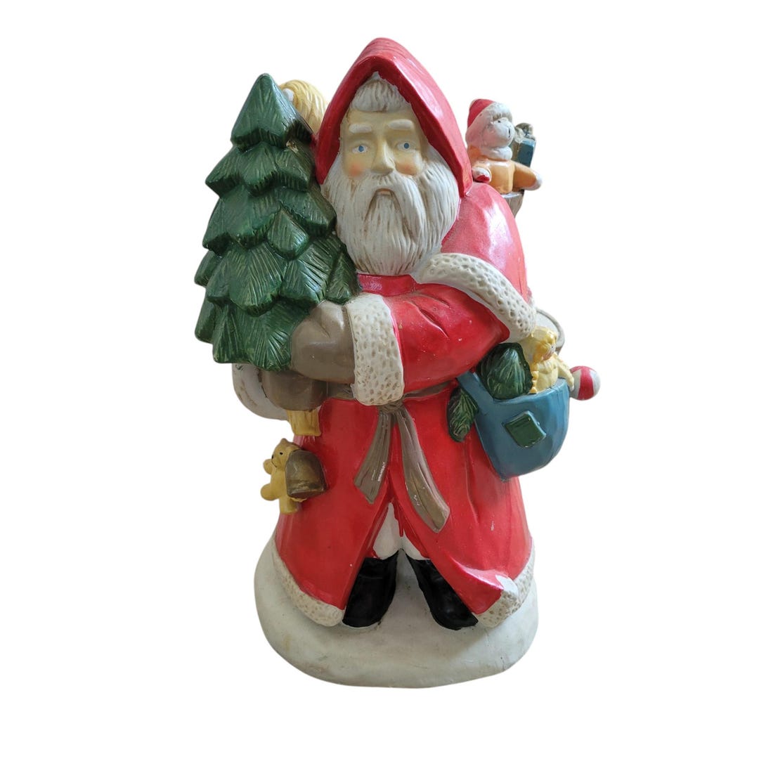 Vintage 1995 Bloom Rite Santa Planter - Etsy