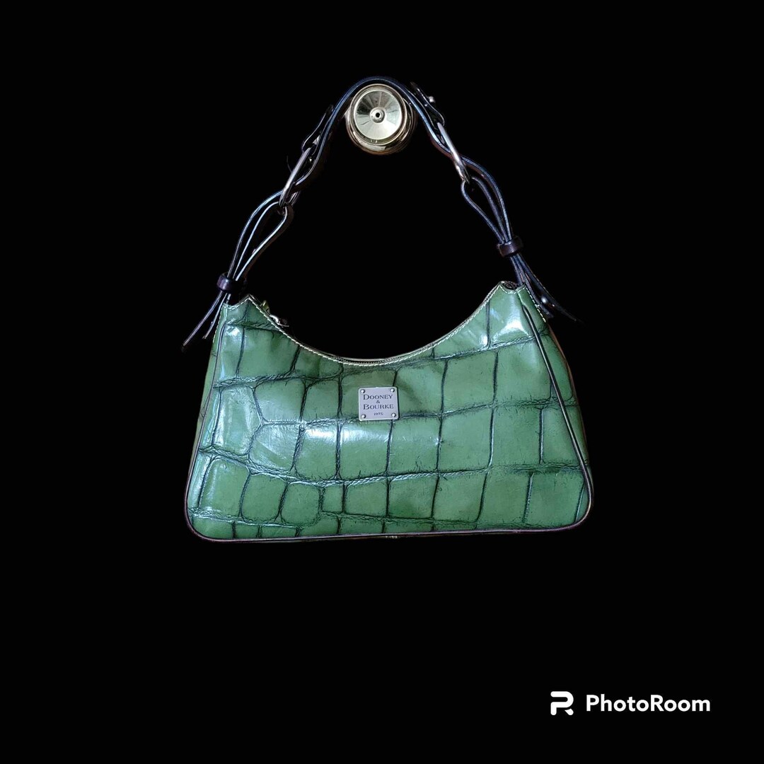 EUC Y2K Women's Dooney & Bourke Croc Denison Hobo Shoulder Bag - Etsy