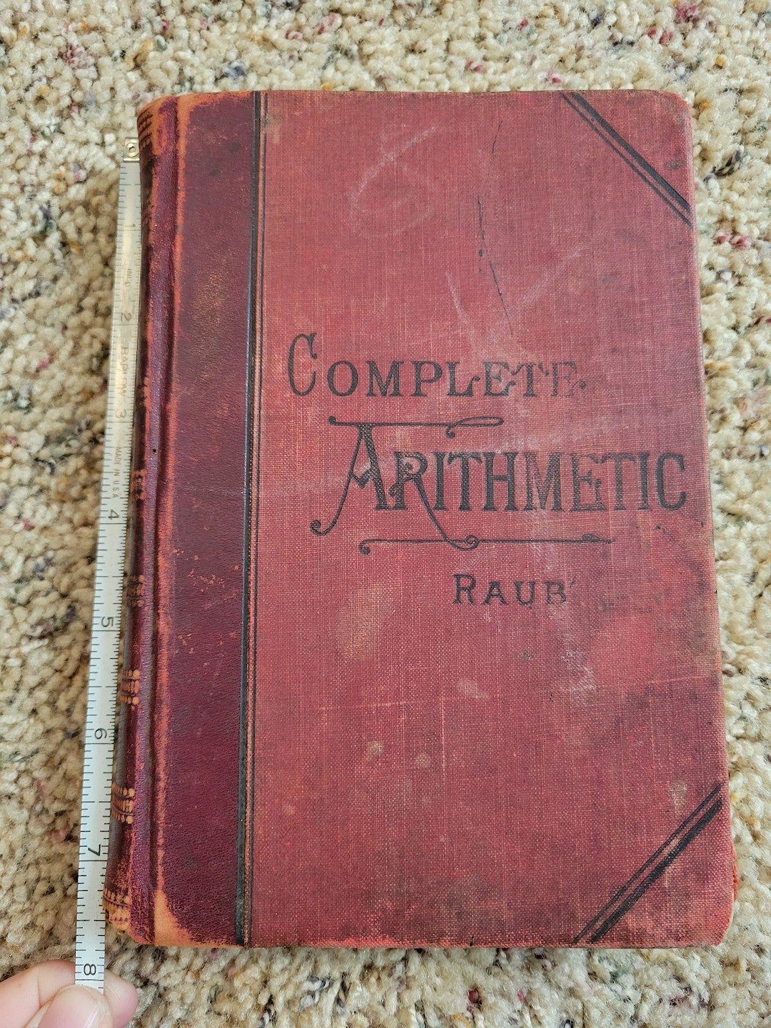Copyright 1877 Antique Arithmetic Math Book - Etsy