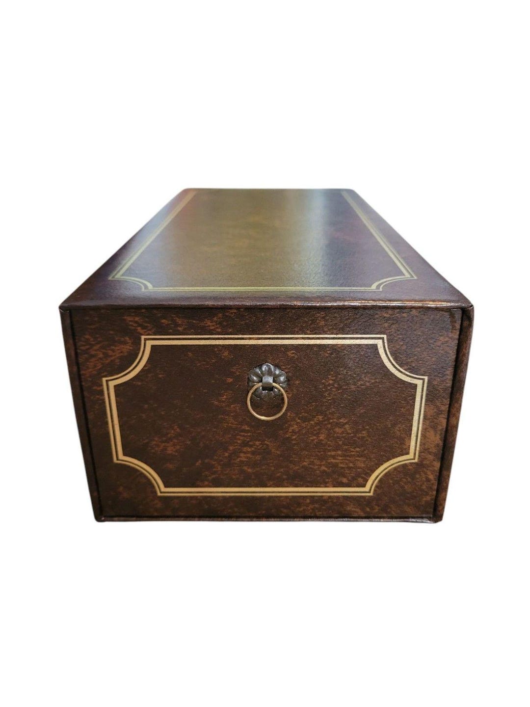 Vintage the Holson Company Photo Box - Marbled Brown Holds 200 Photos ...