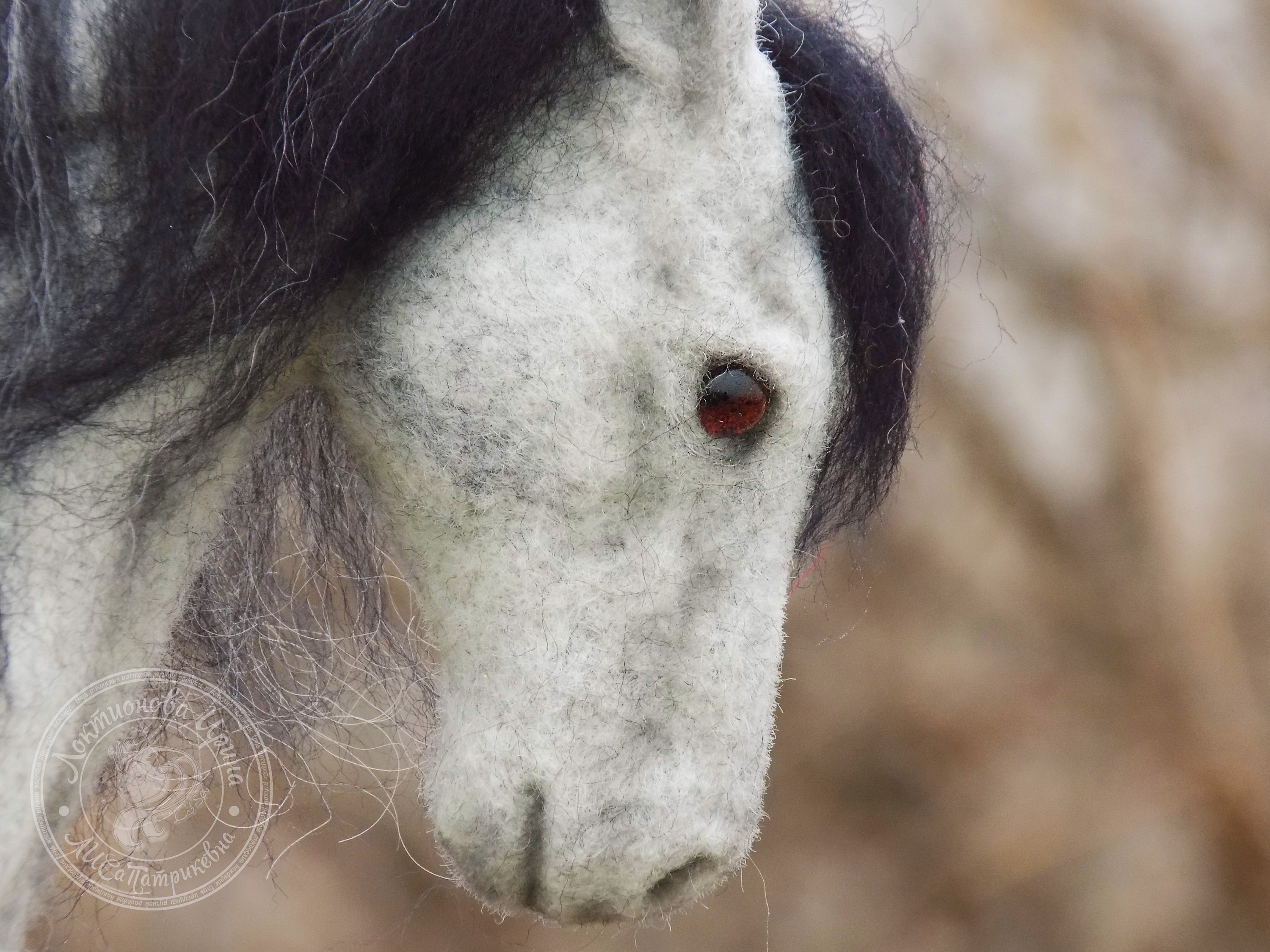 Needle Felted horse Animal felting dry felting horse | Etsy