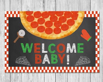 Pizza baby shower | Etsy