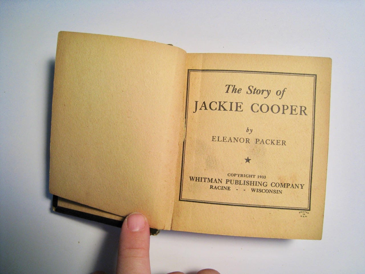 The Story of Jackie Cooper, Star of Skippy & Sooky. Whitman Big Little ...
