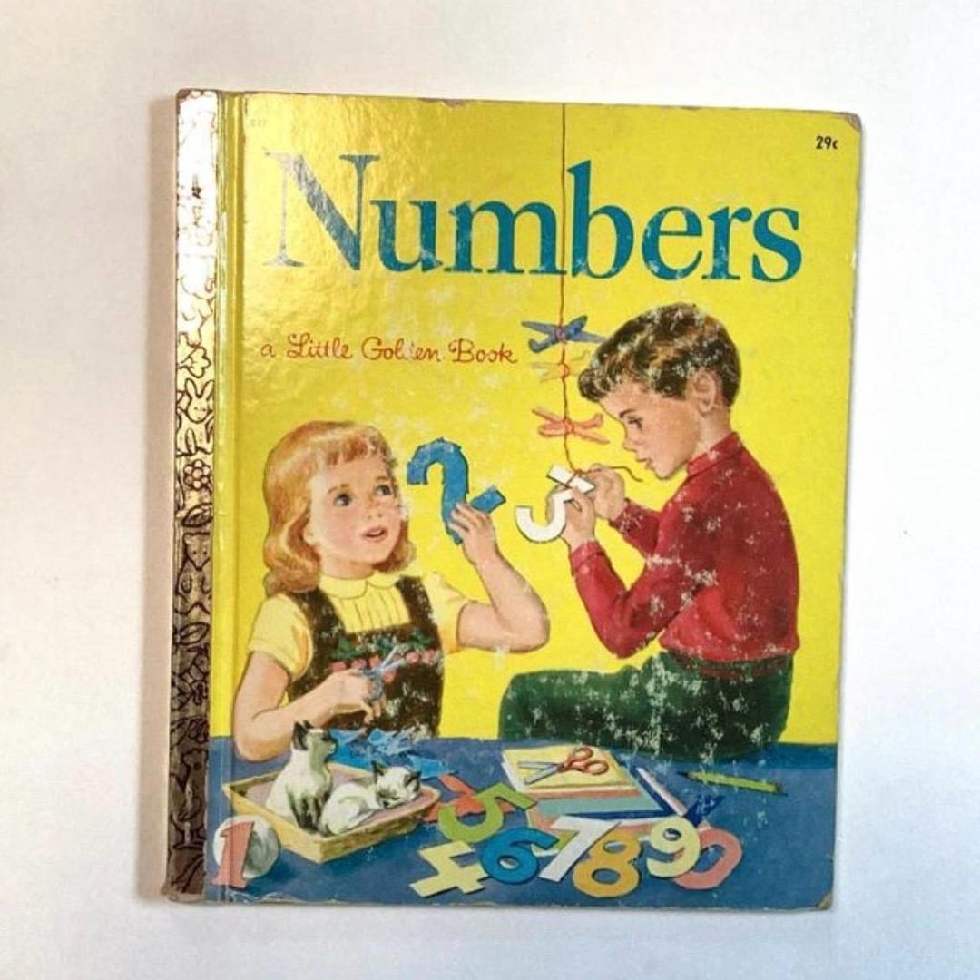 Vintage Numbers. Little Golden Book 1955. - Etsy