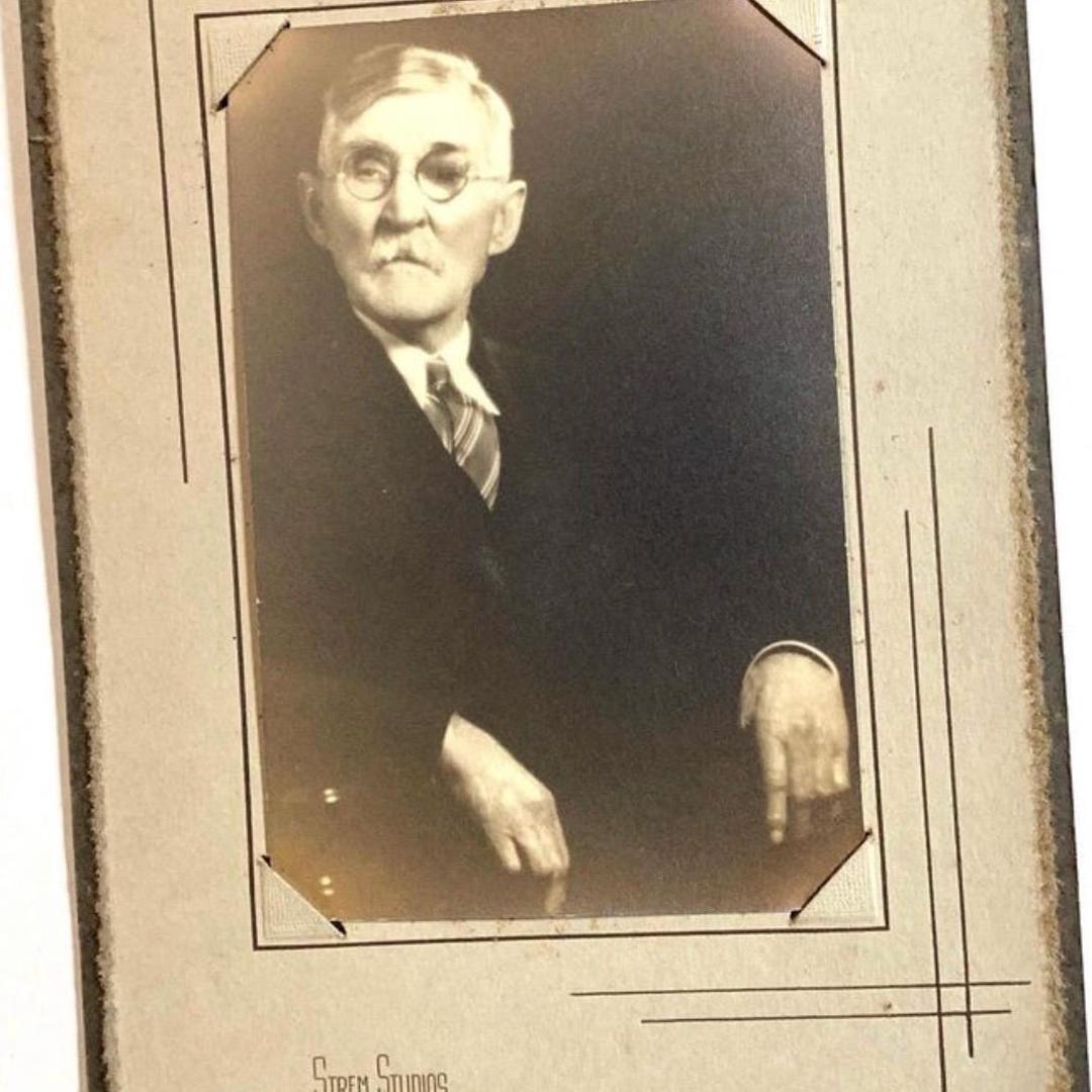 Samuel Elizabeth Montgomery, Esquire. Vintage Cardstock Frame Folio as ...