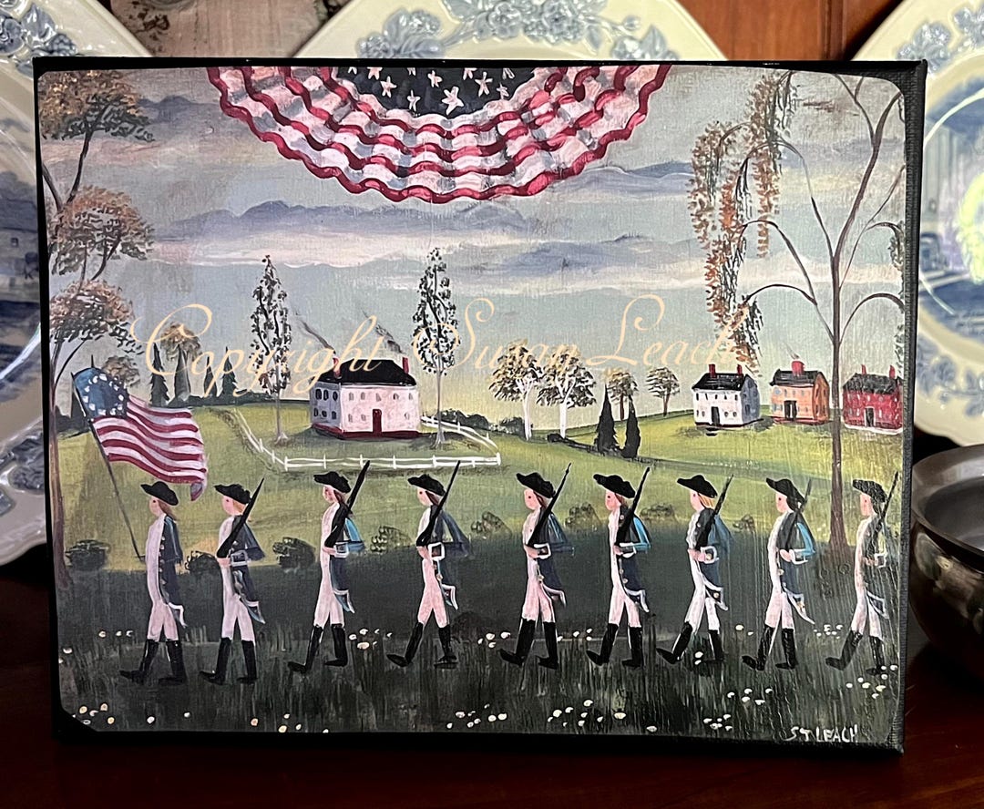 Marching Soldiers Print Mounted on Canvas - Etsy
