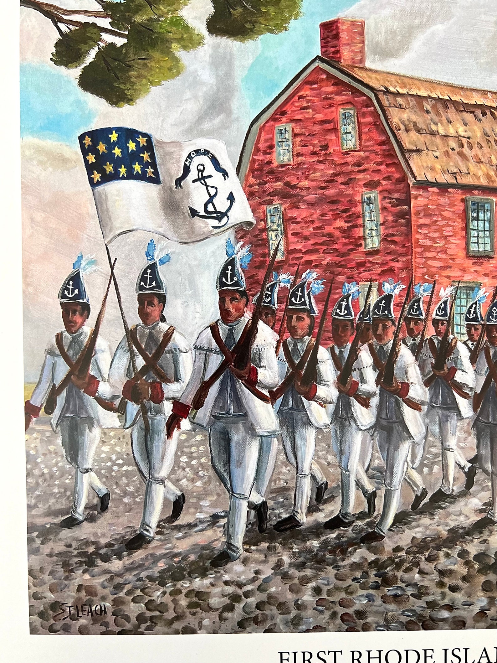 Rhode Island First Regiment Hand Signed, Limited, Edition Prints - Etsy