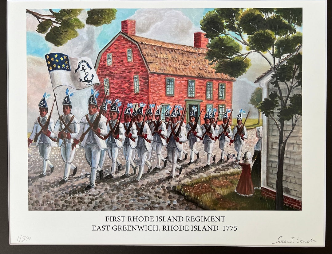Rhode Island First Regiment Hand Signed, Limited, Edition Prints - Etsy