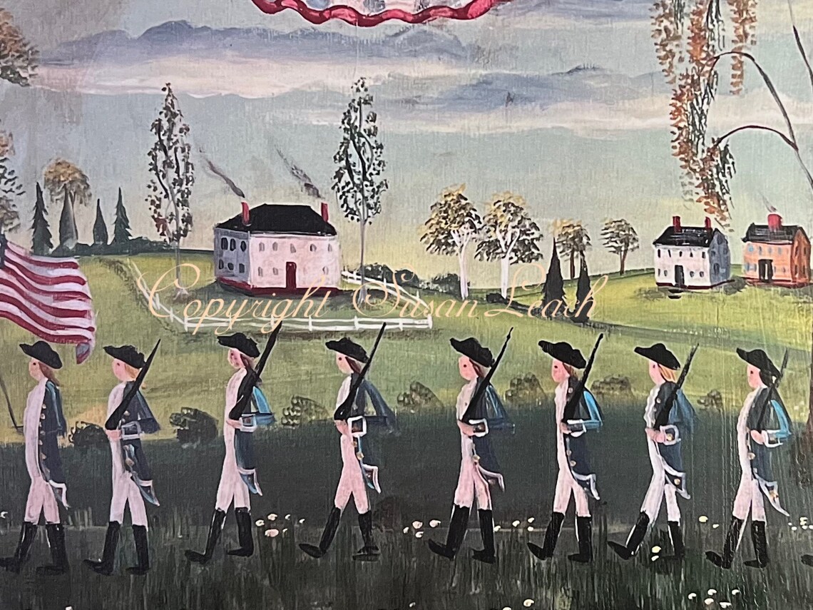 Marching Soldiers Print Mounted on Canvas - Etsy