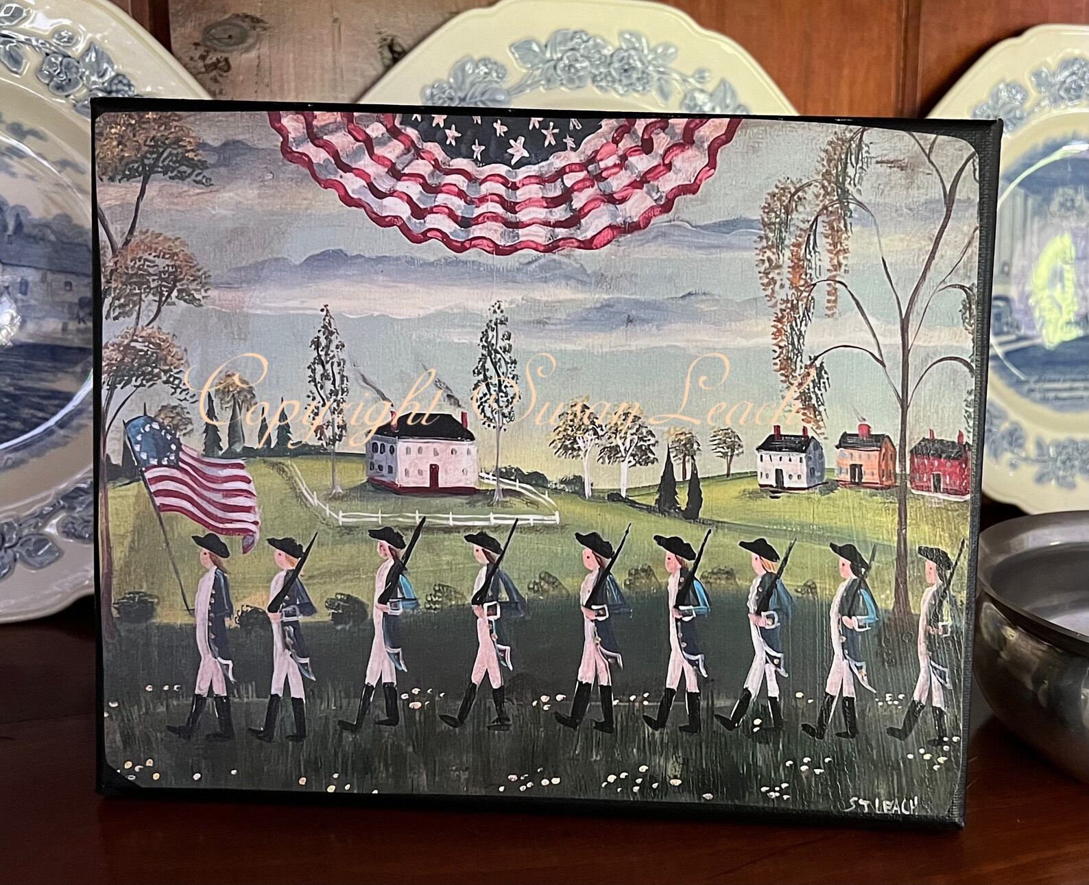 Marching Soldiers Print Mounted on Canvas - Etsy