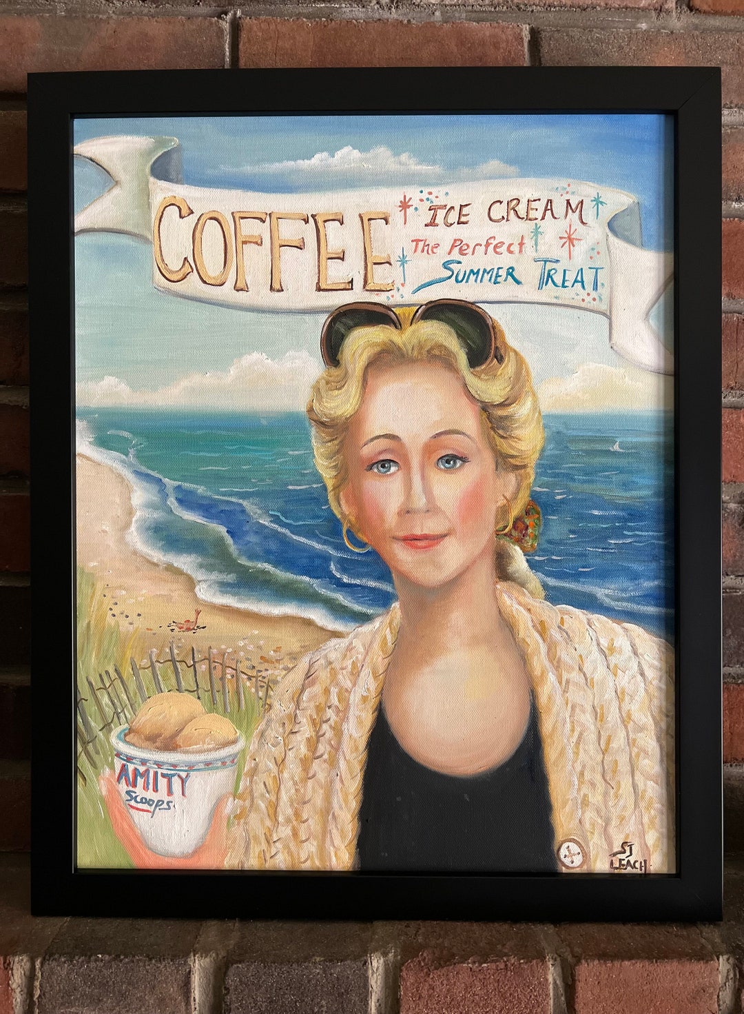 Ellen Brody Brings the Coffee Ice Cream - Etsy