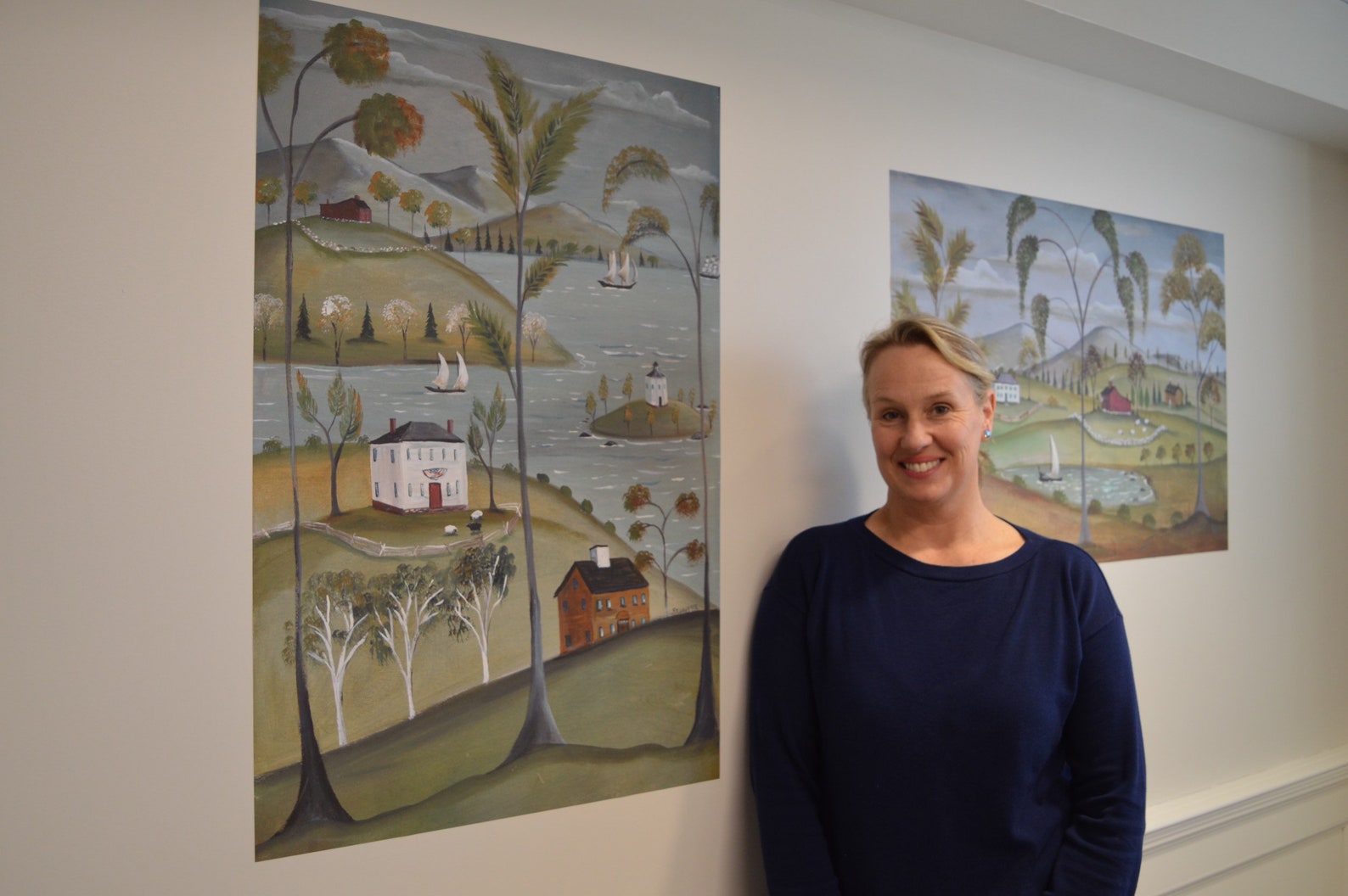 Early American Mural Wallpaper Handsigned Limited Edition Prints - Etsy