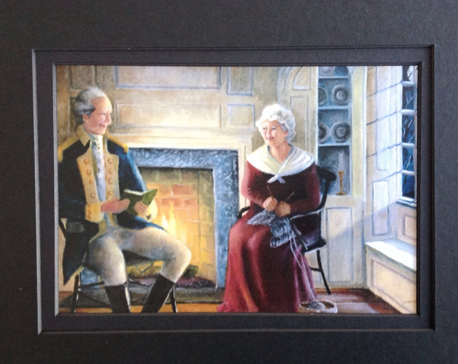 George and Martha Washington at Valley Forge Headquarters - Etsy