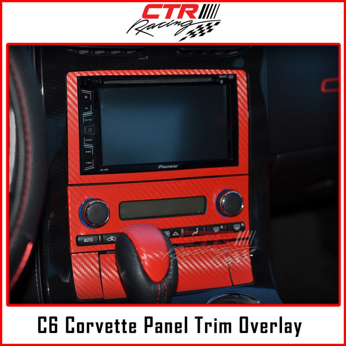 C6 Corvette Radio CD Player Panel Overlay - Etsy